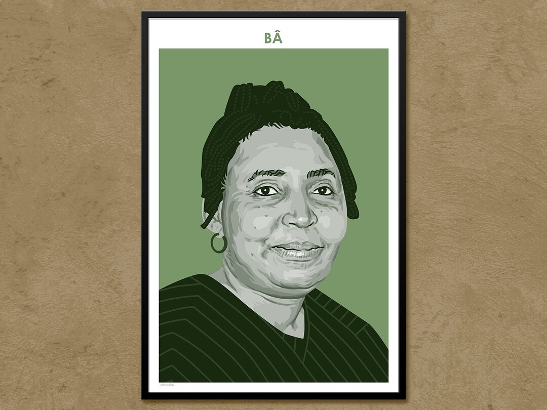 Mariama Ba - Author Poster | Literary Poster | Writer Gift | Teacher ...