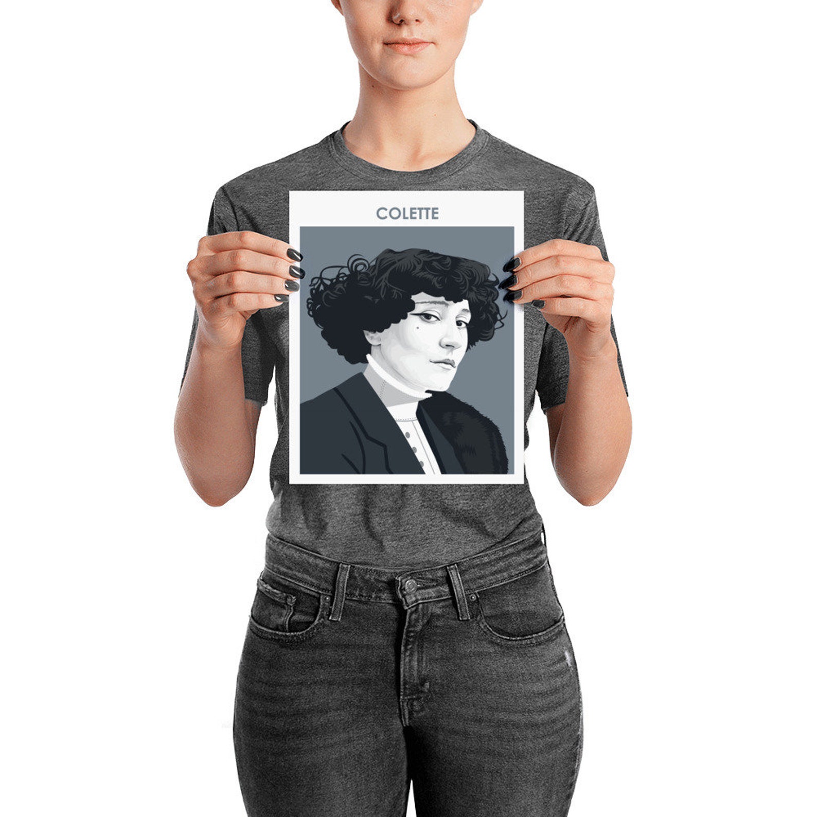 Colette - Author Poster | Literary Poster | Writer Gift | Teacher Gift ...