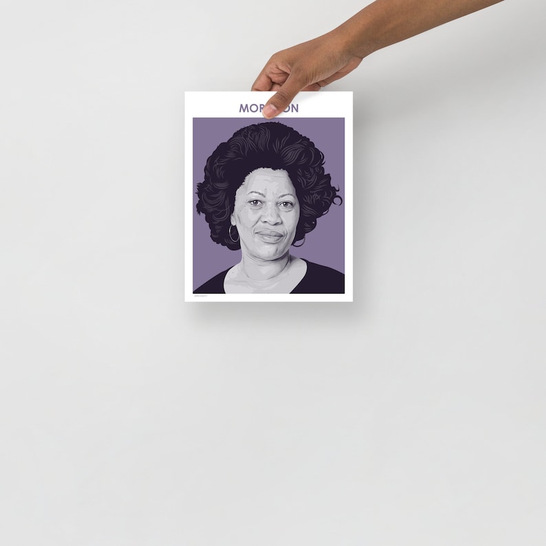 Toni Morrison Author Poster Literary Poster Writer Gift - Etsy