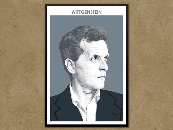 Ludwig Wittgenstein Philosopher Poster Author Poster | Etsy