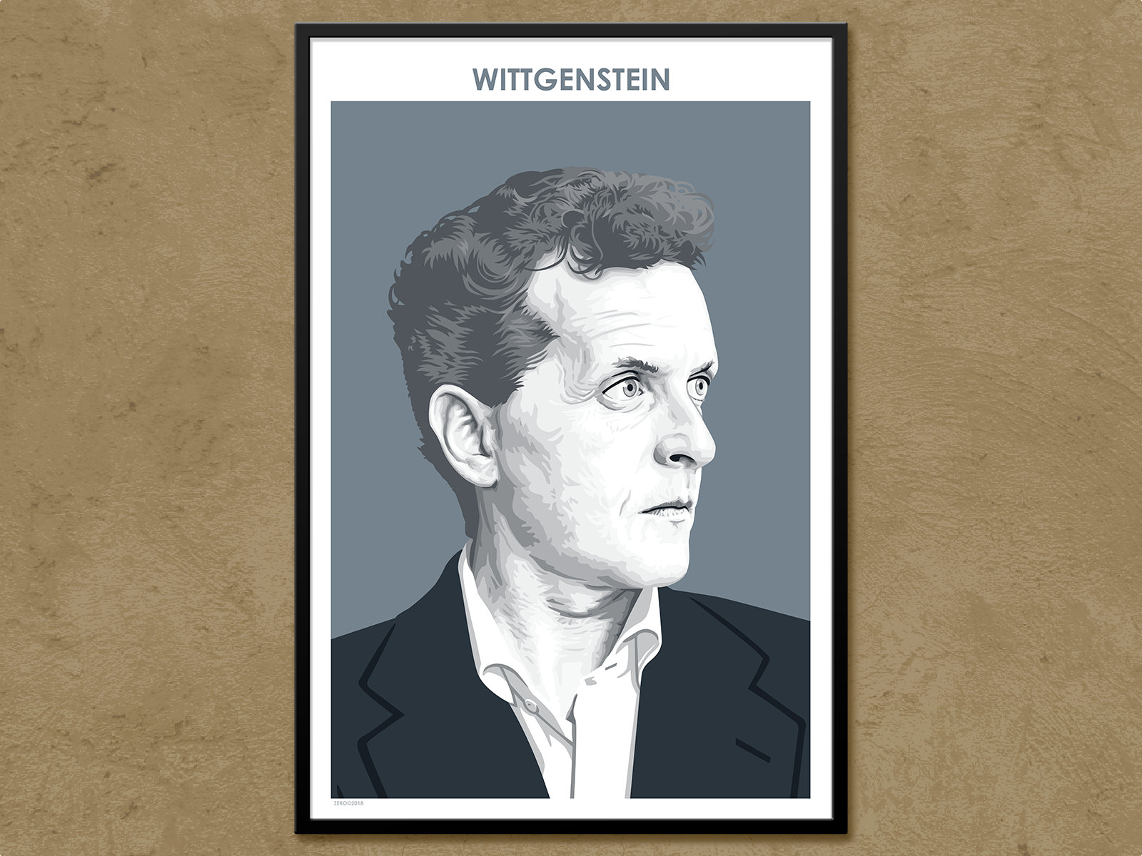 Ludwig Wittgenstein - Philosopher Poster | Author Poster | Teacher Gift ...