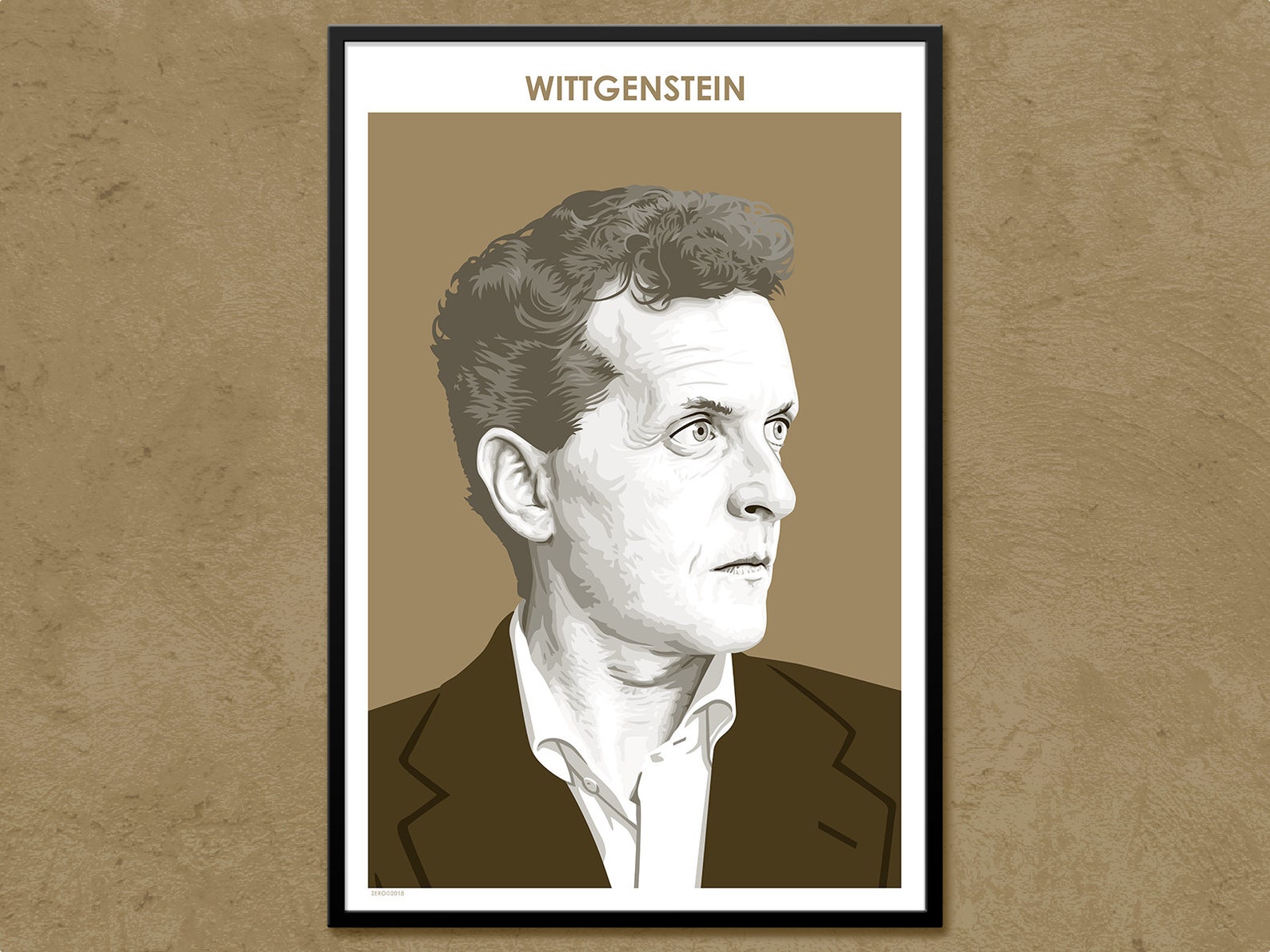 Ludwig Wittgenstein - Philosopher Poster | Author Poster | Teacher Gift ...