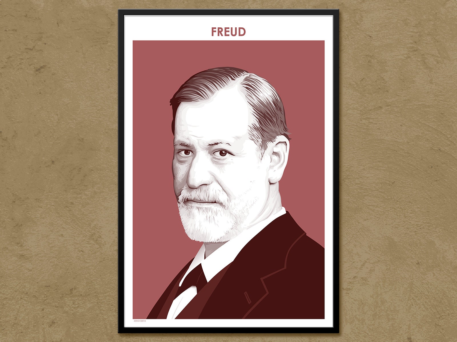 Sigmund Freud Philosopher Poster Psychology Poster - Etsy