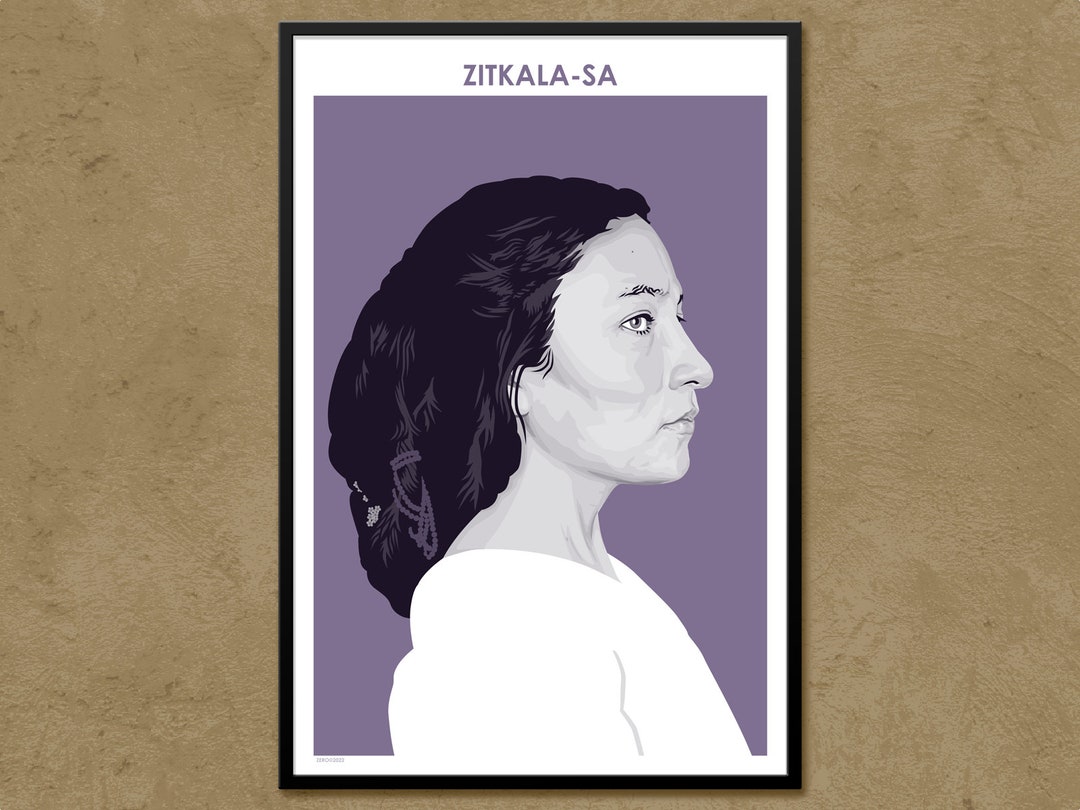 Zitkala-sa - Author Poster | | Literary Poster | Writer Gift | Teacher ...