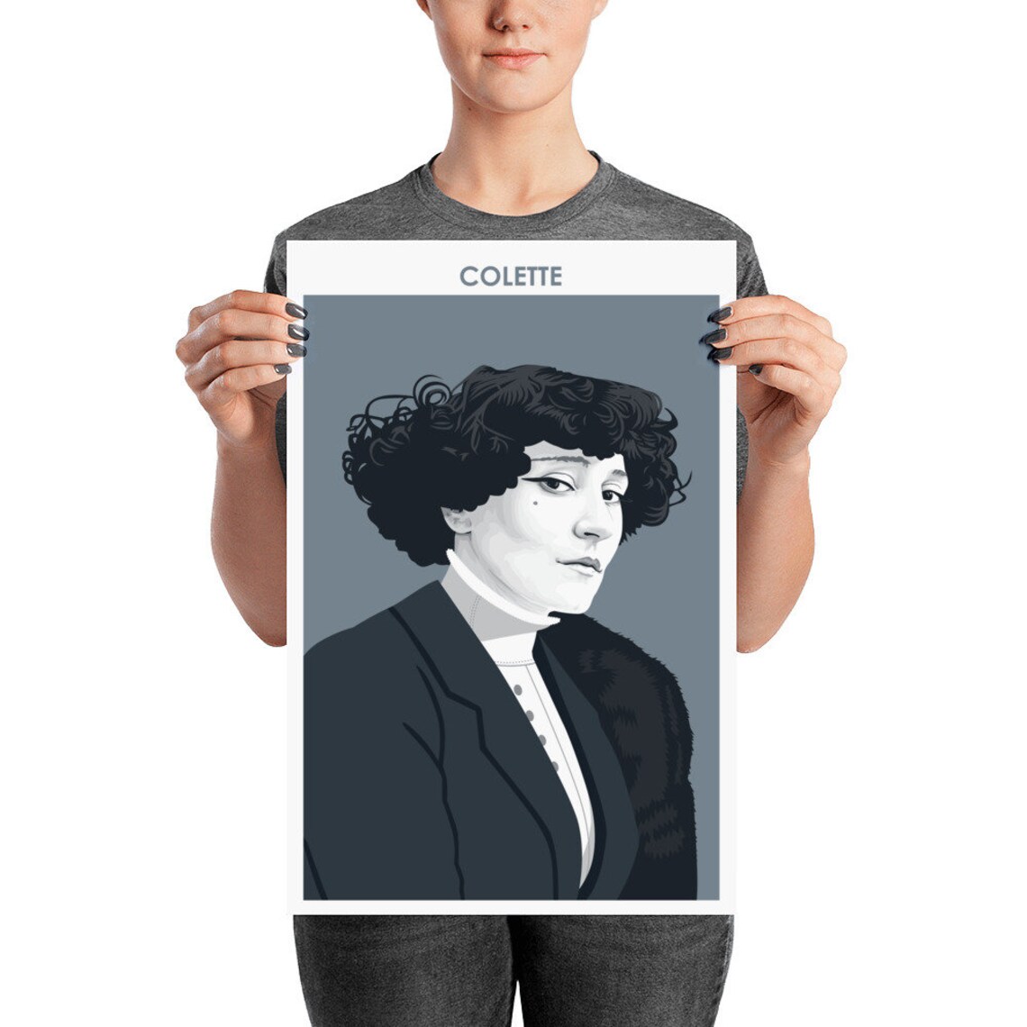 Colette - Author Poster | Literary Poster | Writer Gift | Teacher Gift ...