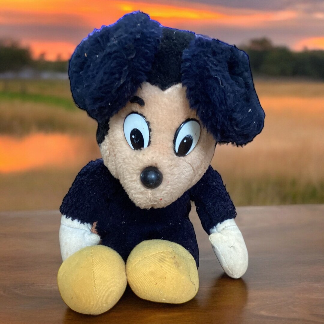 Vintage Knickerbocker Walt Disney Mickey Mouse Plush Stuffed Animal - Etsy