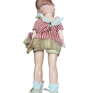 Antique Effanbee Composition Doll Painted Face in Red Dress - Etsy