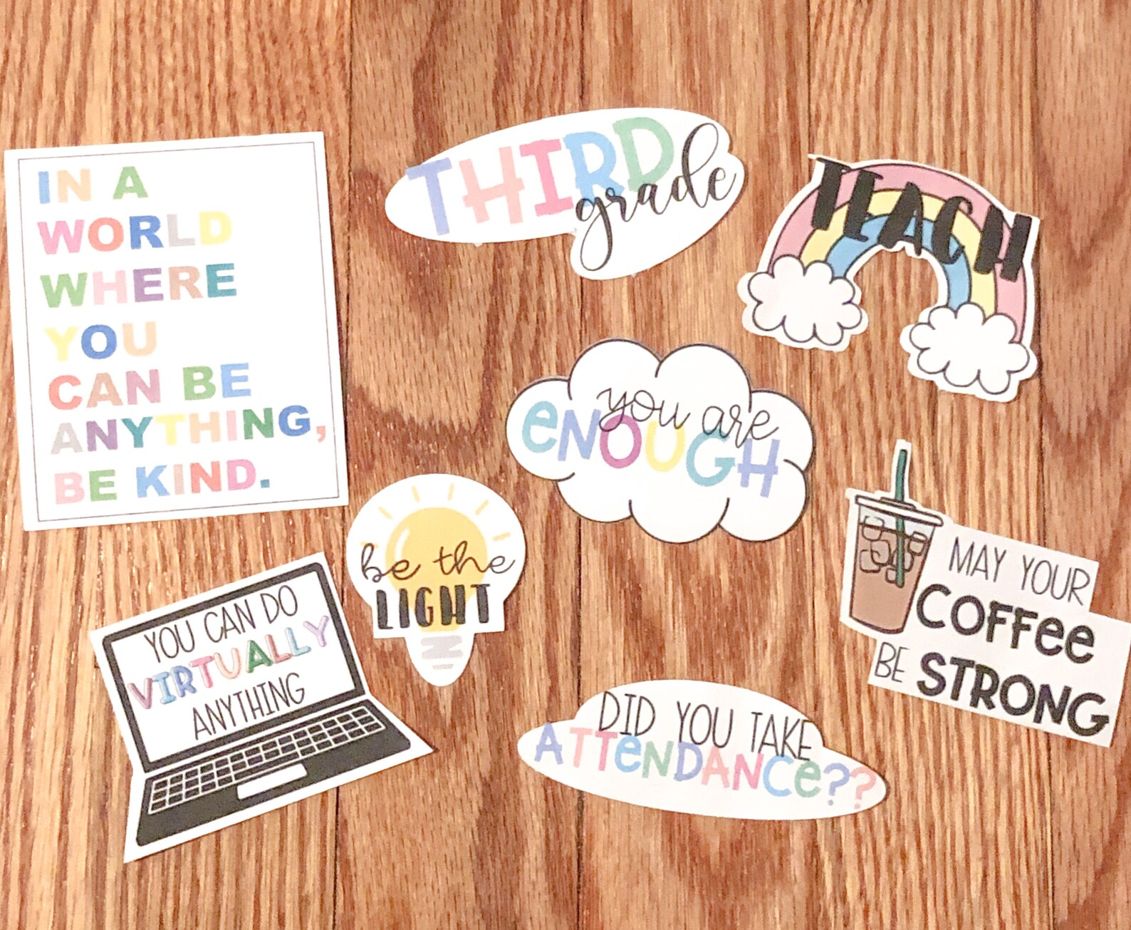 Teacher Stickers Stickers Laptop Sticker Water Bottle - Etsy