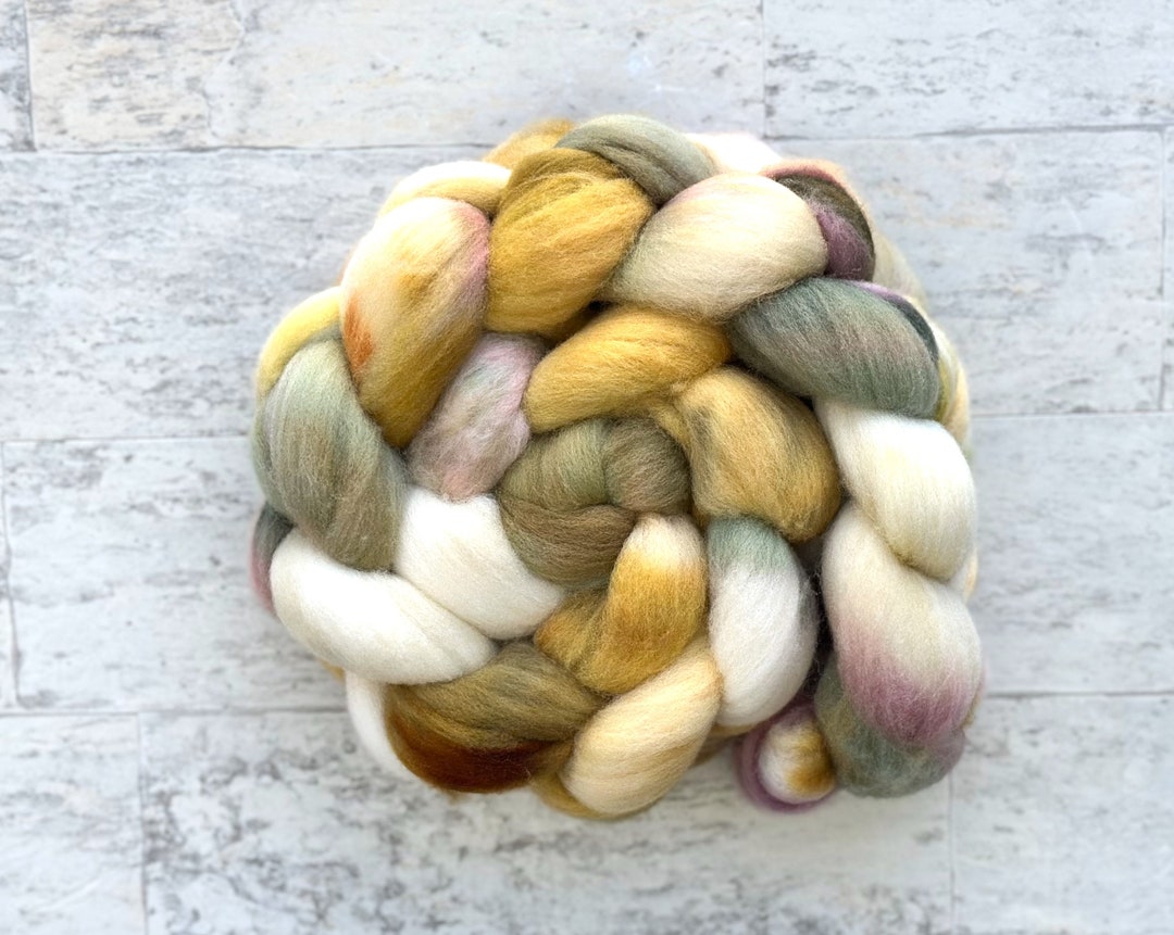 Hand Dyed Wool Roving Rambouillet Wool R128 - Etsy