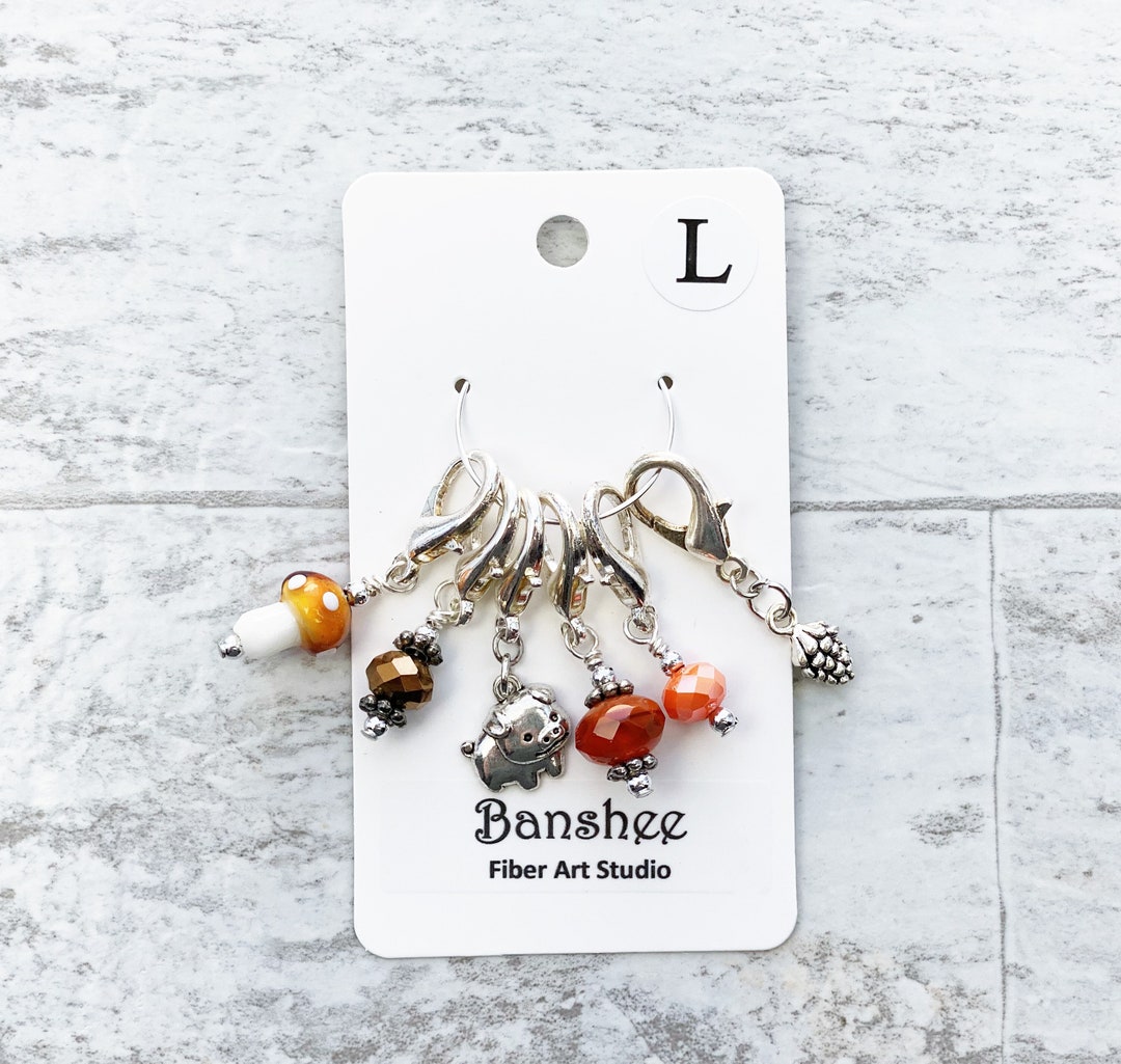 Pig Stitch Marker Set Large Stitch Marker Set for Knitting - Etsy