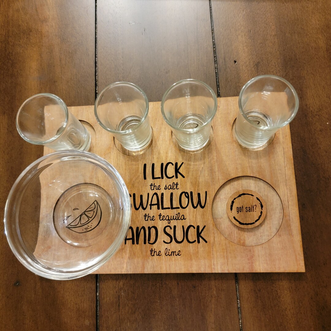 Tequila Tasting Set With Shot Glasses & Bowl, Housewarming Gift, Father ...