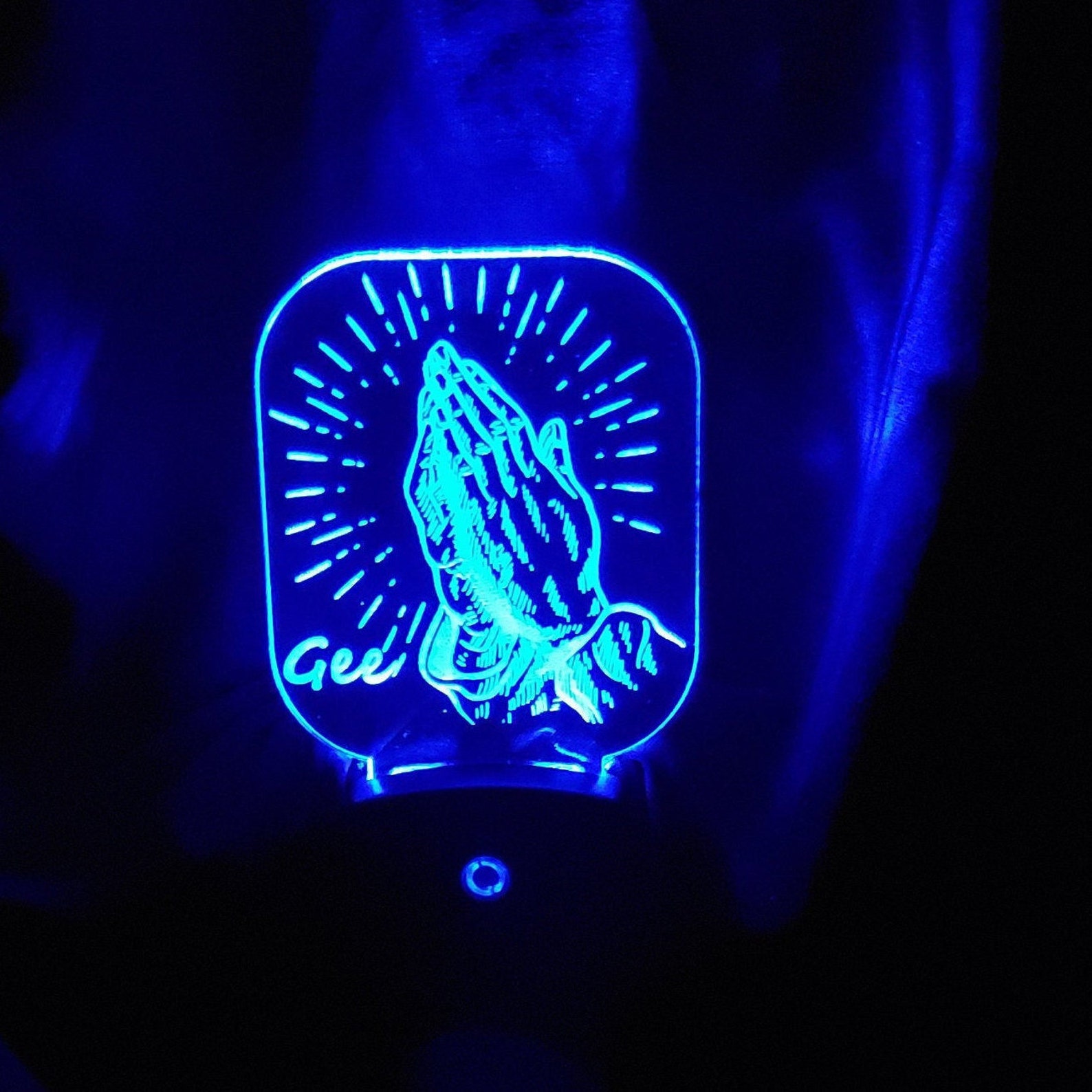 Praying Hands Night Light, Plug-in Nursery Lamp, Christmas Present ...