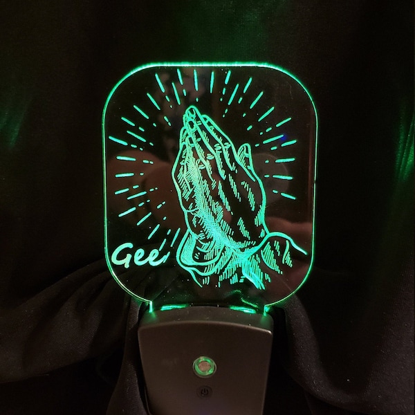 Praying Hands Light - Etsy