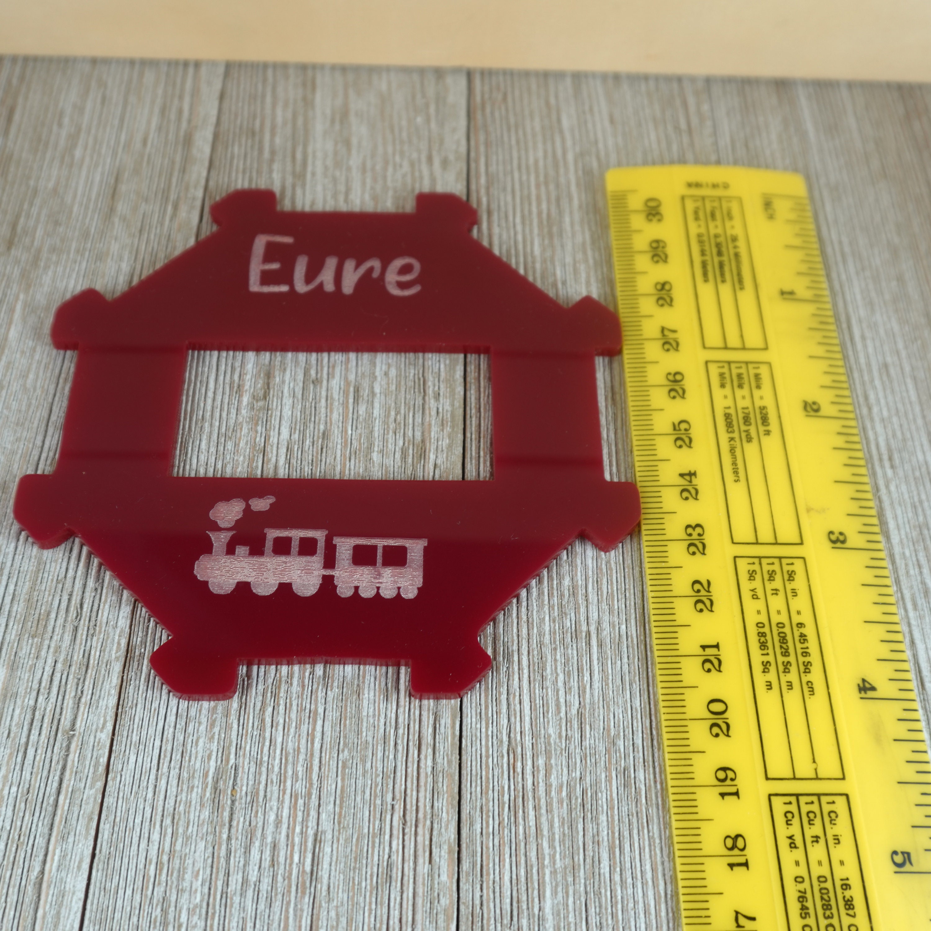 Mexican Train Hub/personalized Game Piece/dominoes Game Custom Engraved ...