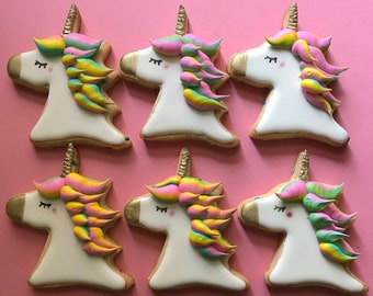 Unicorn cookies | Etsy