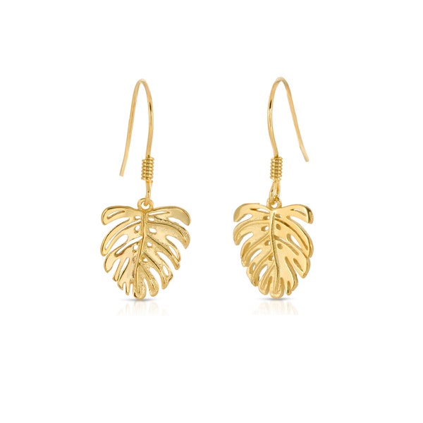 Monstera Earrings - Etsy