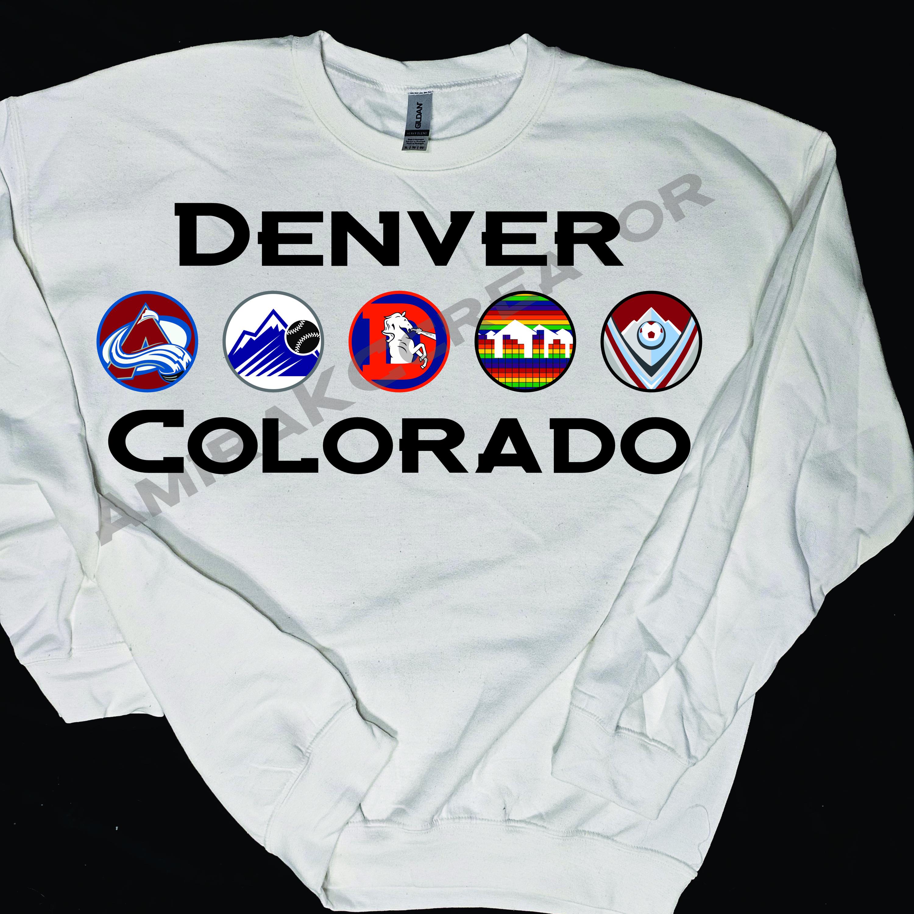 Digital File-png Denver Colorado Sports Teams Avalanche Broncos Rockies ...
