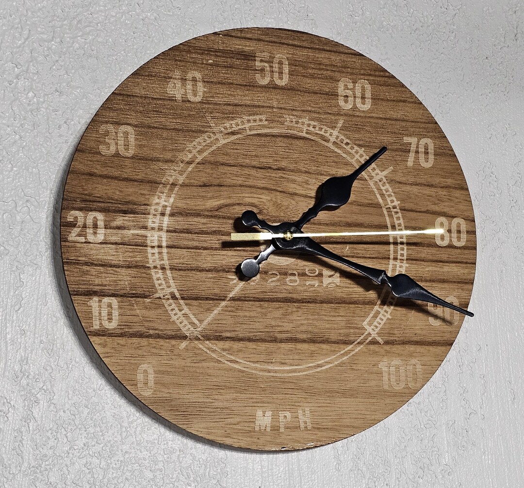 CUSTOM MADE- Speedometer Wall Clock With Your Vehicle Speedometer ...