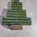 Made to Order Custom Wooden Tower Christmas Tree Candy Holder Flat Lay ...