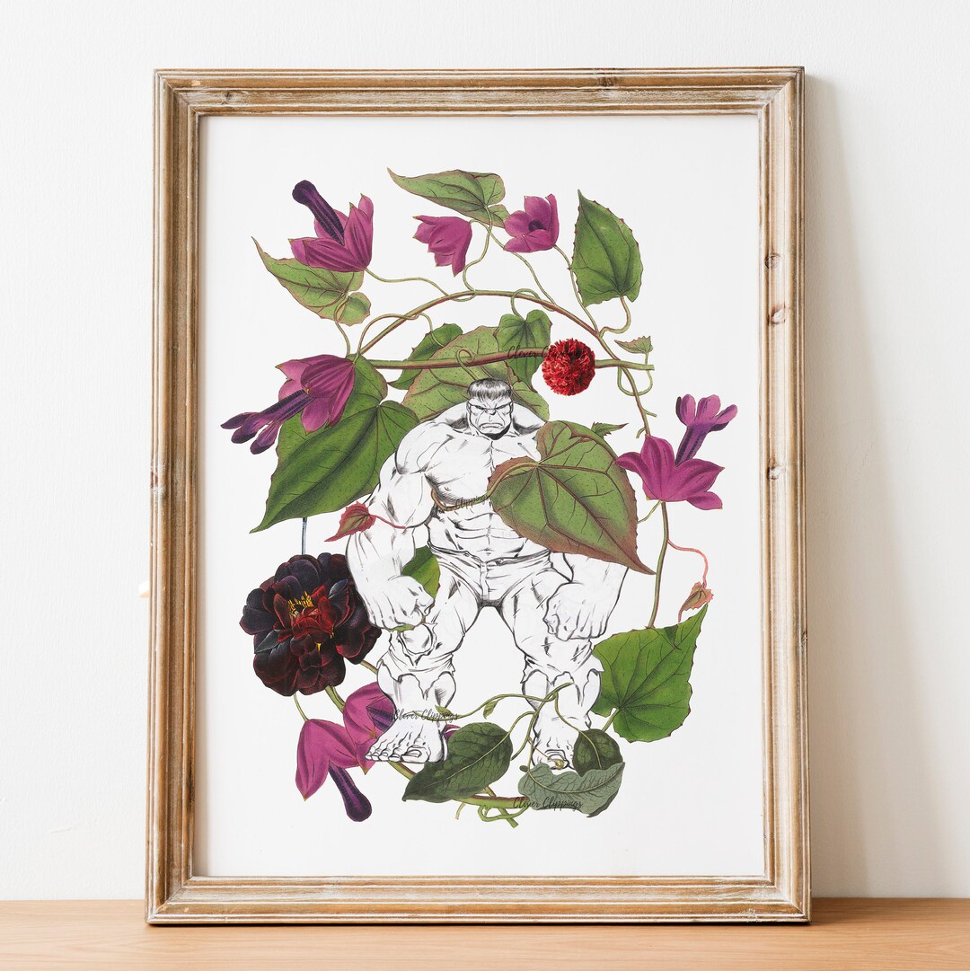 Hulk Art Print Marvel Hulk Poster Avengers Print Marvel - Etsy