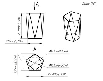 Printable Pattern Vase | Etsy