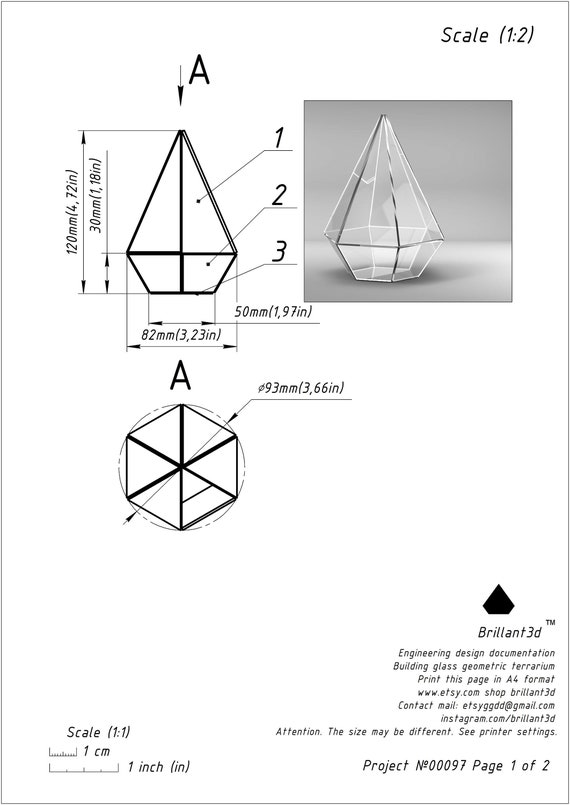 Stained Glass Terrarium Pattern - Glass Designs