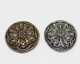 2 Pieces Lion Conchos Animal Stud Screwback Leather Craft | Etsy