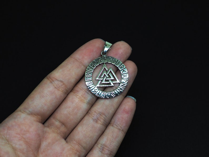 Viking Valknut Pendants 925 Sterling Silver Norse Jewelry - Etsy