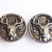 2 Pieces Deer Moose Stud Conchos Deer Stud Screwback - Etsy