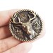 2 Pieces Deer Moose Stud Conchos Deer Stud Screwback - Etsy