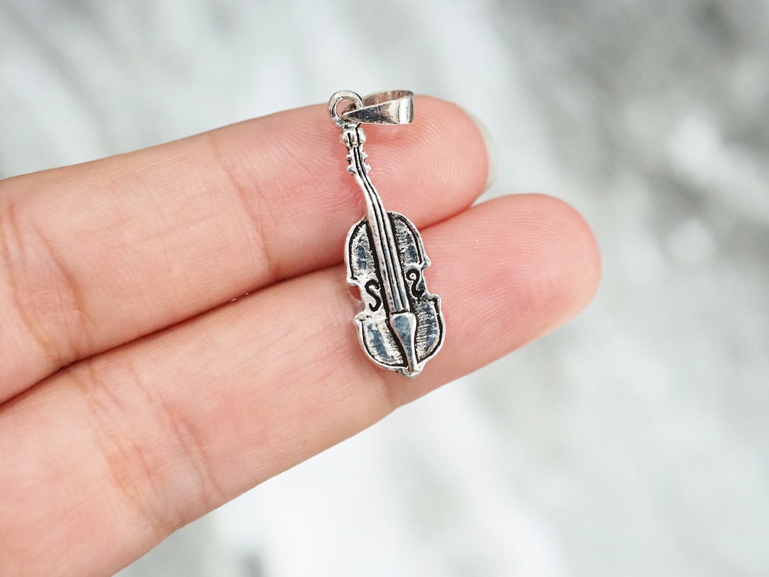 1 Pc Violin Charm Pendants, Violin Jewelry, Musician Charm, Music ...