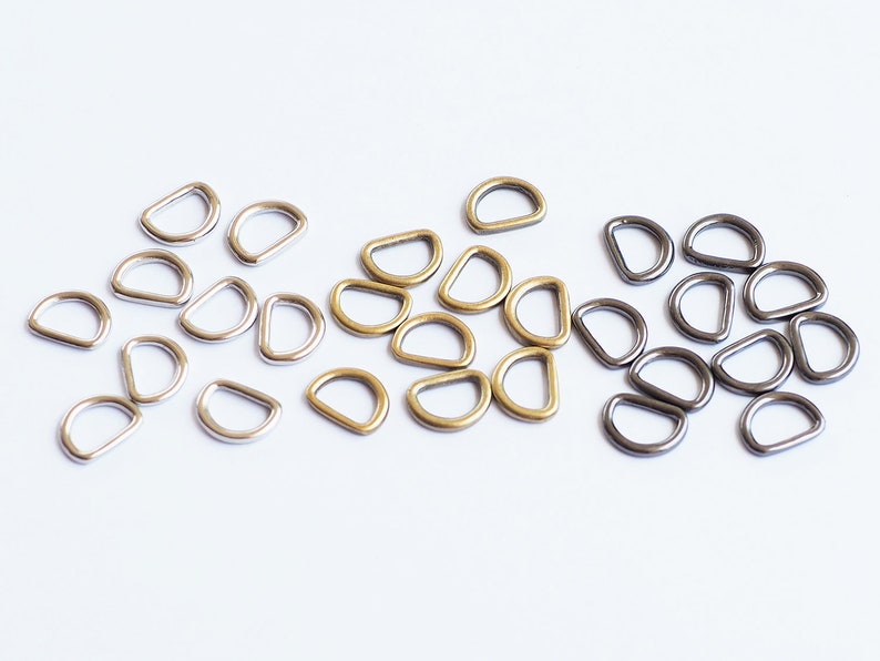50 Pieces 12 Mm Small D-ring Bag Purse Hardware Bag | Etsy