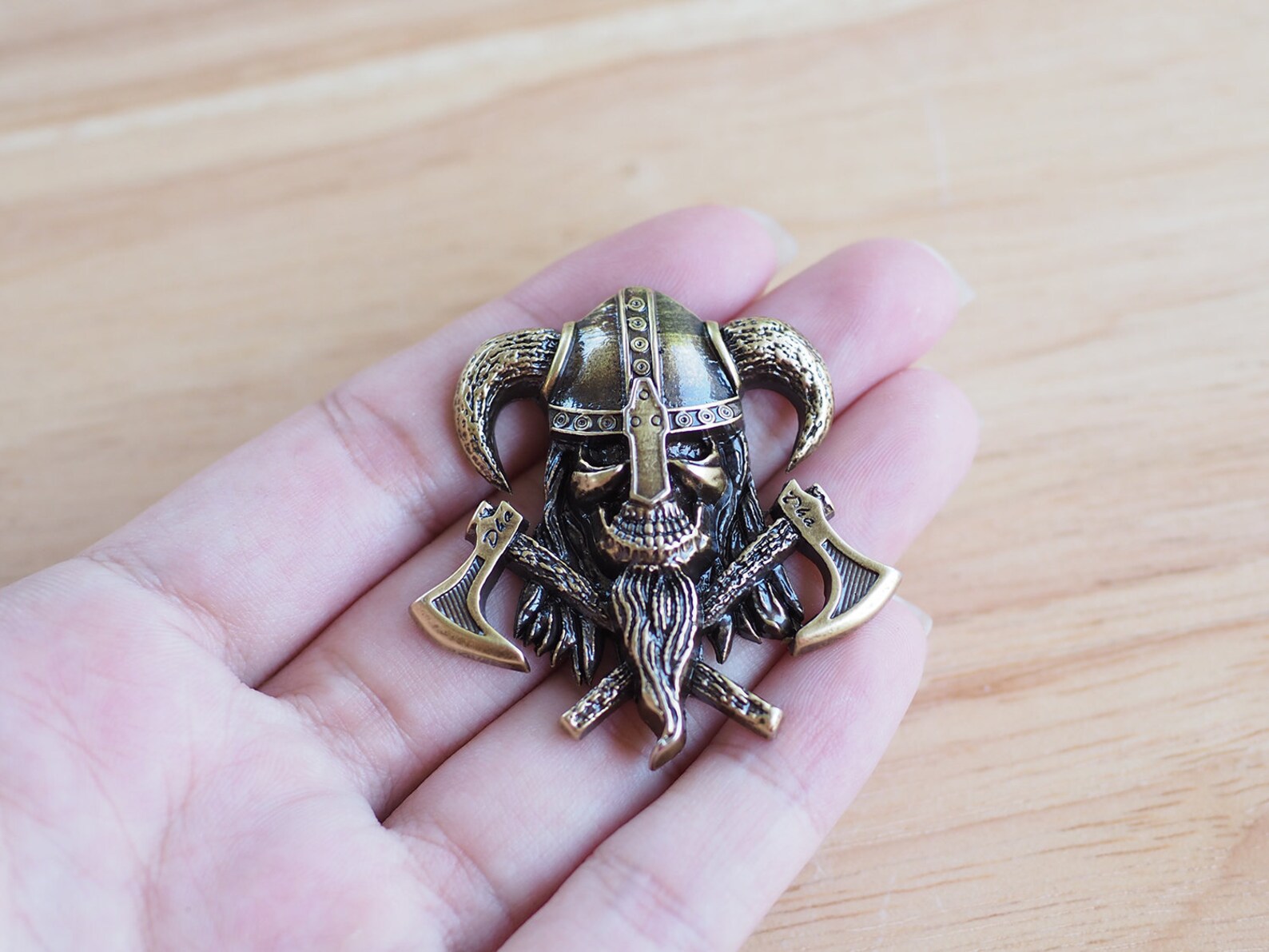 2 pcs Viking Skull Conchos Skull with Axe concho | Etsy