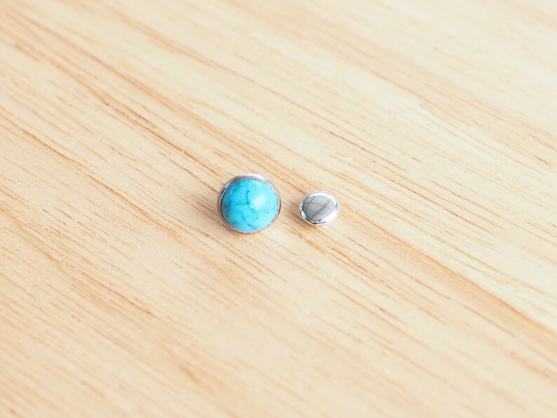20 Sets of 8.5 Mm Blue Turquoise Rivets Blue Rivet Stud Dome - Etsy