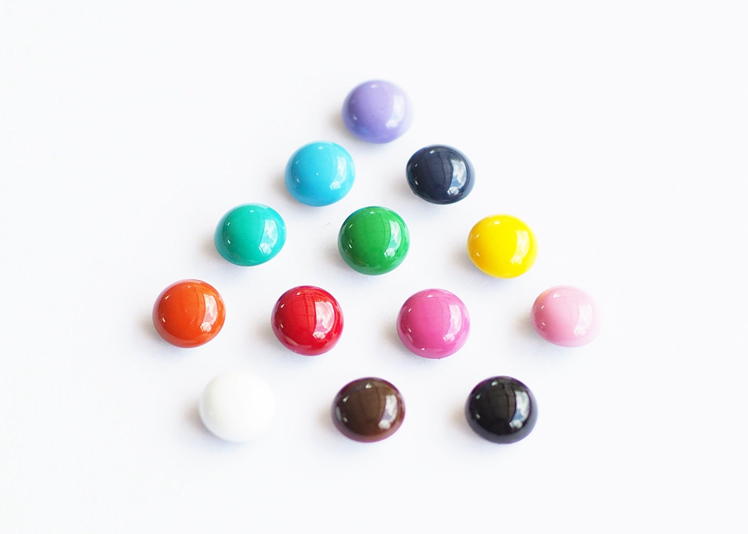 100 Sets of 6 Mm Baby Pink Dome Rivet Stud, Leather Craft Stud, Pink ...
