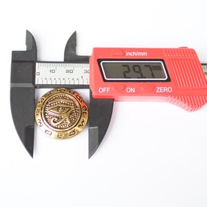 2 Pcs - Eye of Horus Stud, Egyptian Conchos, Antique Eye of Ra Stud ...