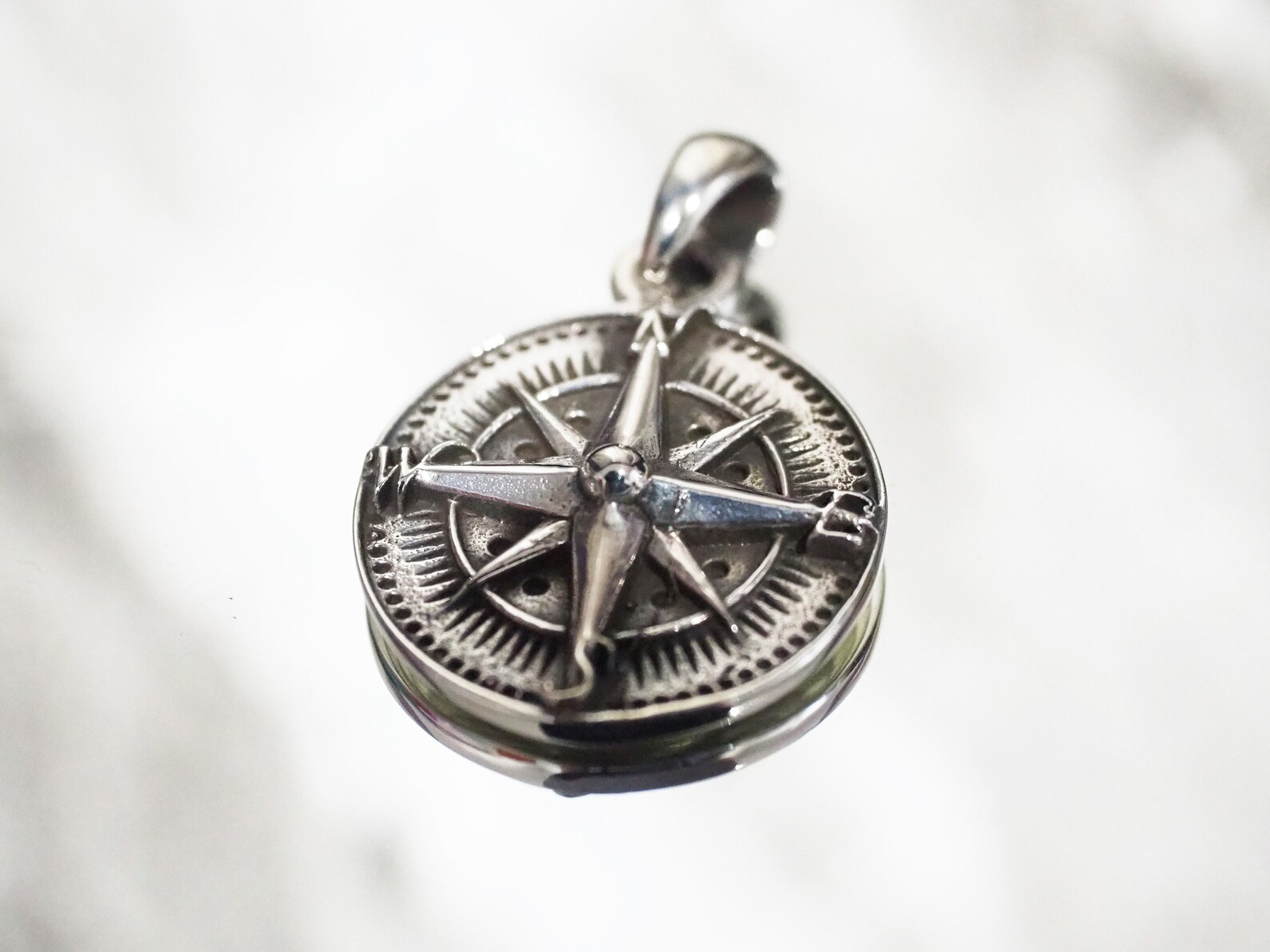 Compass Charm Pendants 925 Sterling Silver Compass Charm - Etsy