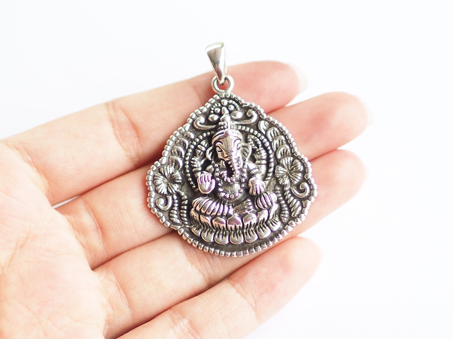 Large Ganesha Charms Pendants Ganesha Amulet Lord Ganesha - Etsy