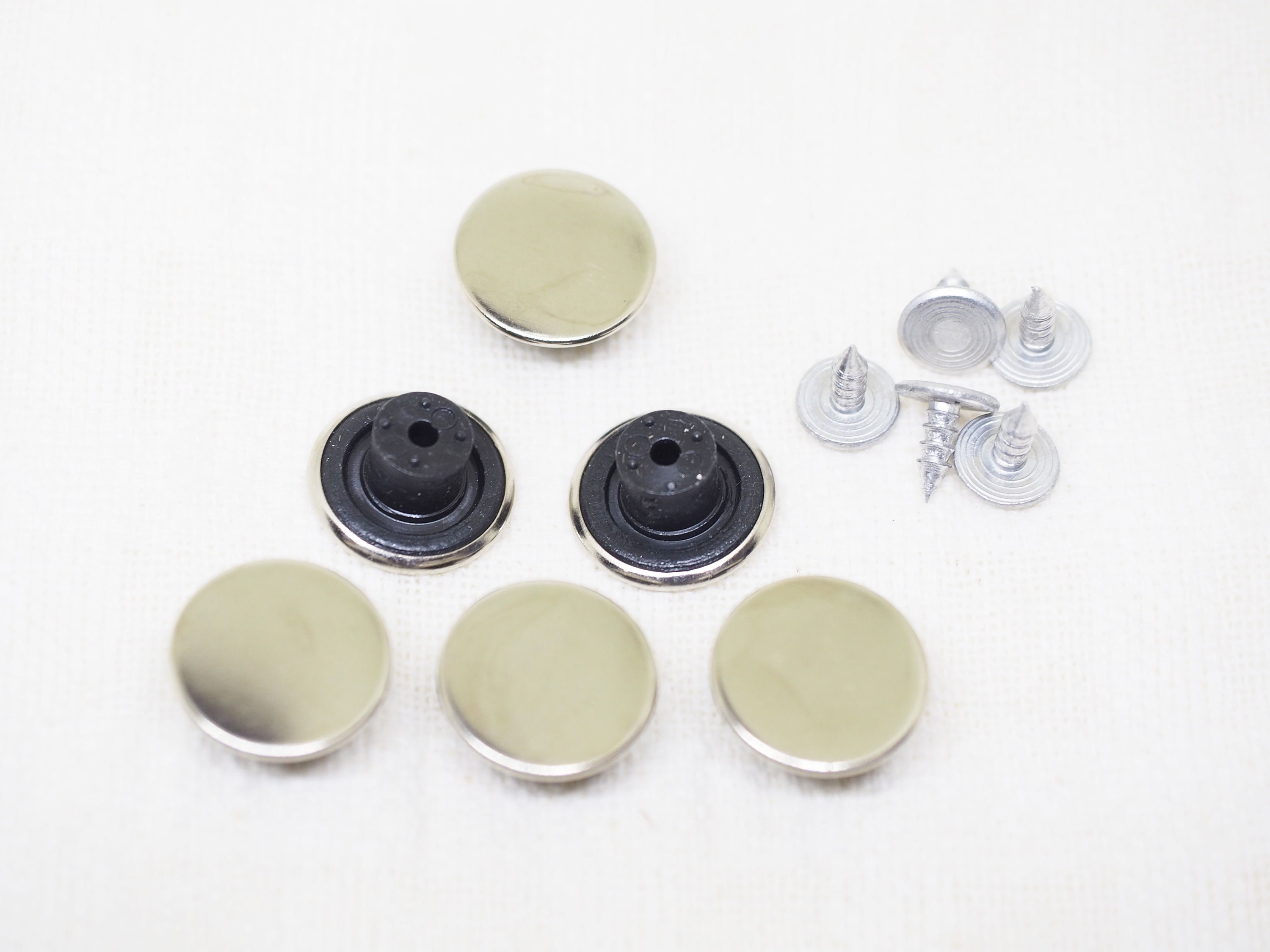 20 sets 16 mm Silver Metal Jean Tacks Jean Buttons with | Etsy