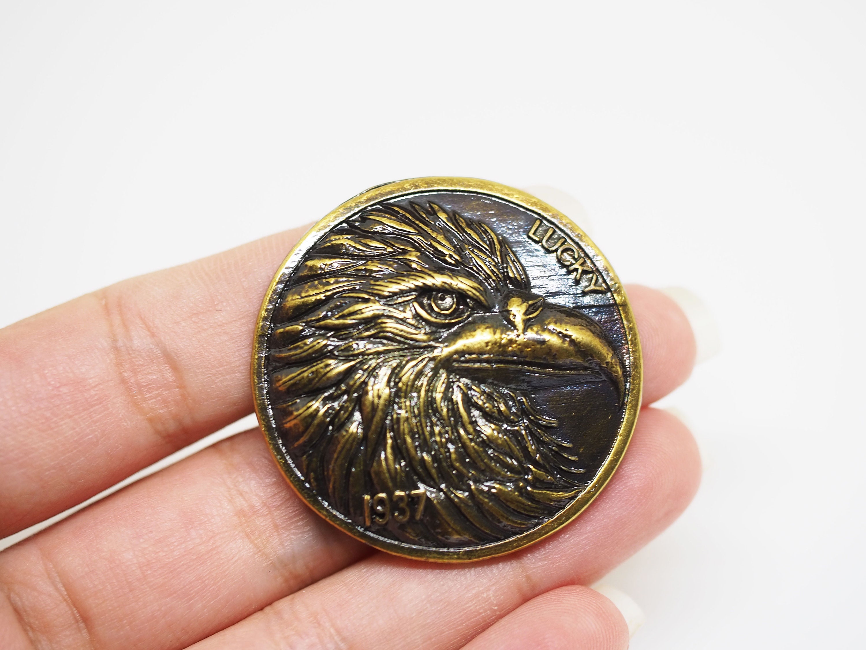 2 Pcs Eagle Conchos Bird Hobo Screwback Biker wallet Belt | Etsy