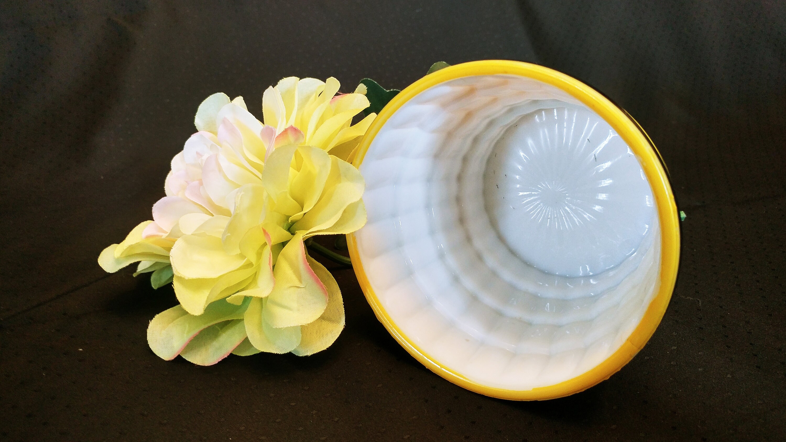 RARE* Art Deco Aspic or Jelly Mold, Vintage Milk Glass Mold, 1930's ...