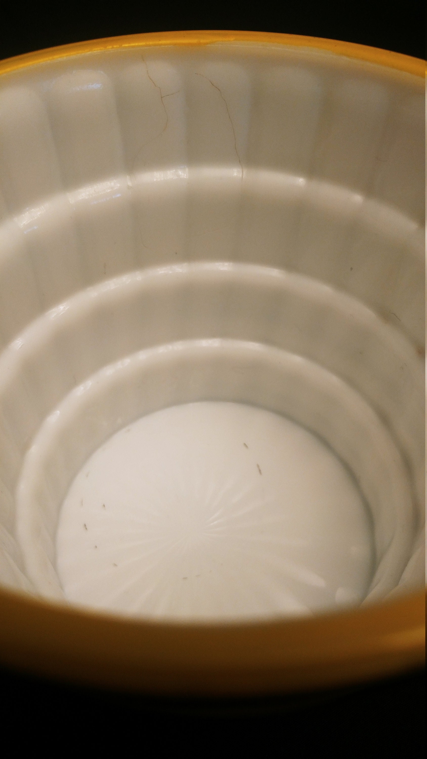 RARE* Art Deco Aspic or Jelly Mold, Vintage Milk Glass Mold, 1930's ...