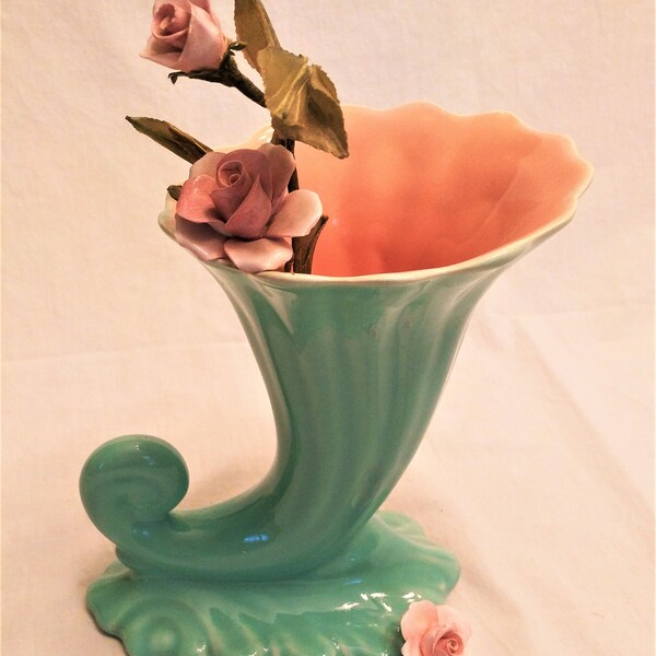 Turquoise Vase - Etsy