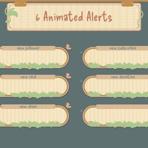 Animated Cozy Stream Package for Twitch - Customizable Screens ...