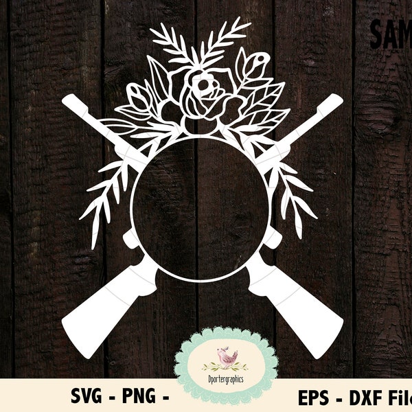 Cross Rifle Svg - Etsy
