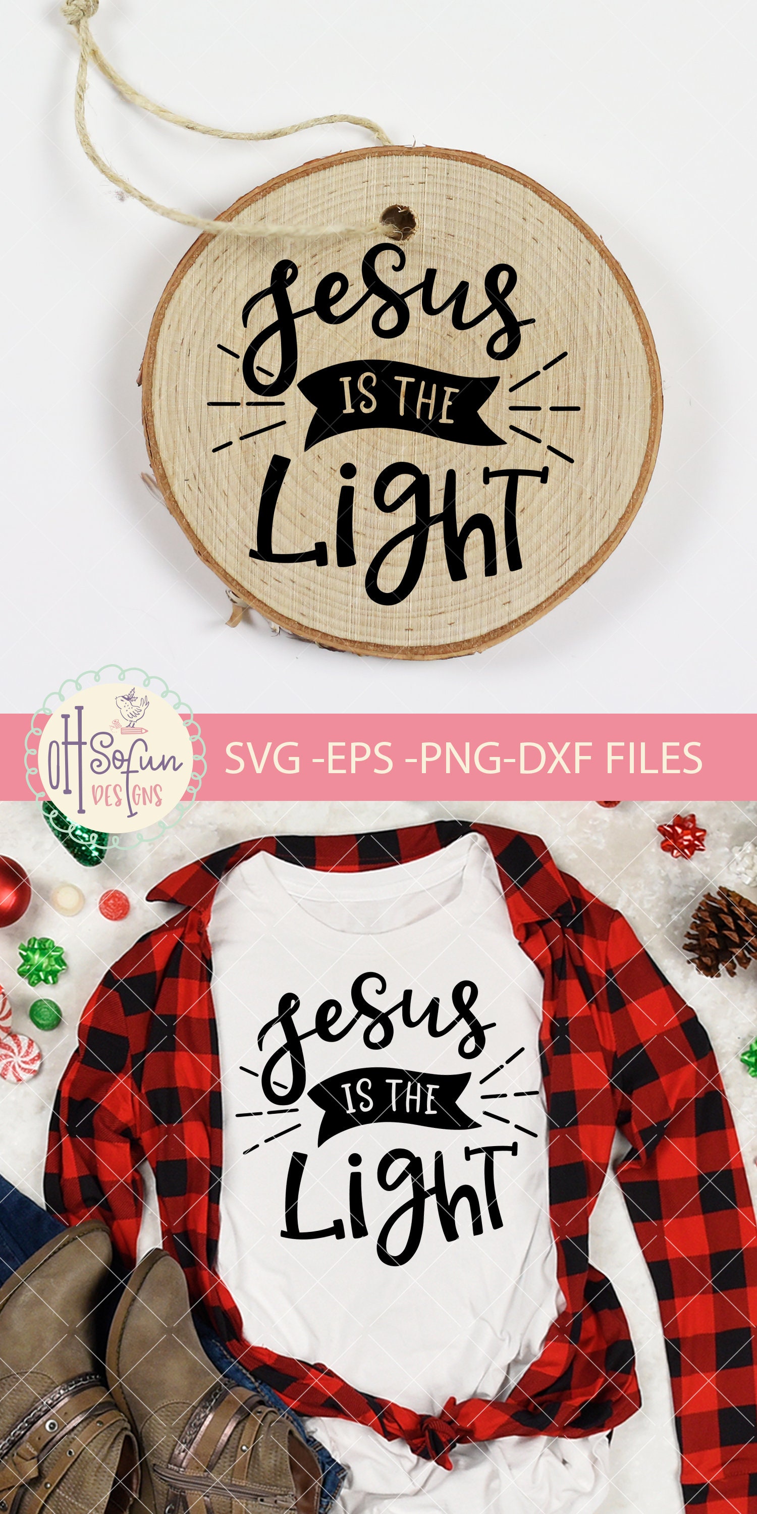 Jesus is the Light |SVG Cameo Cricut | Digital Download ONLY ...