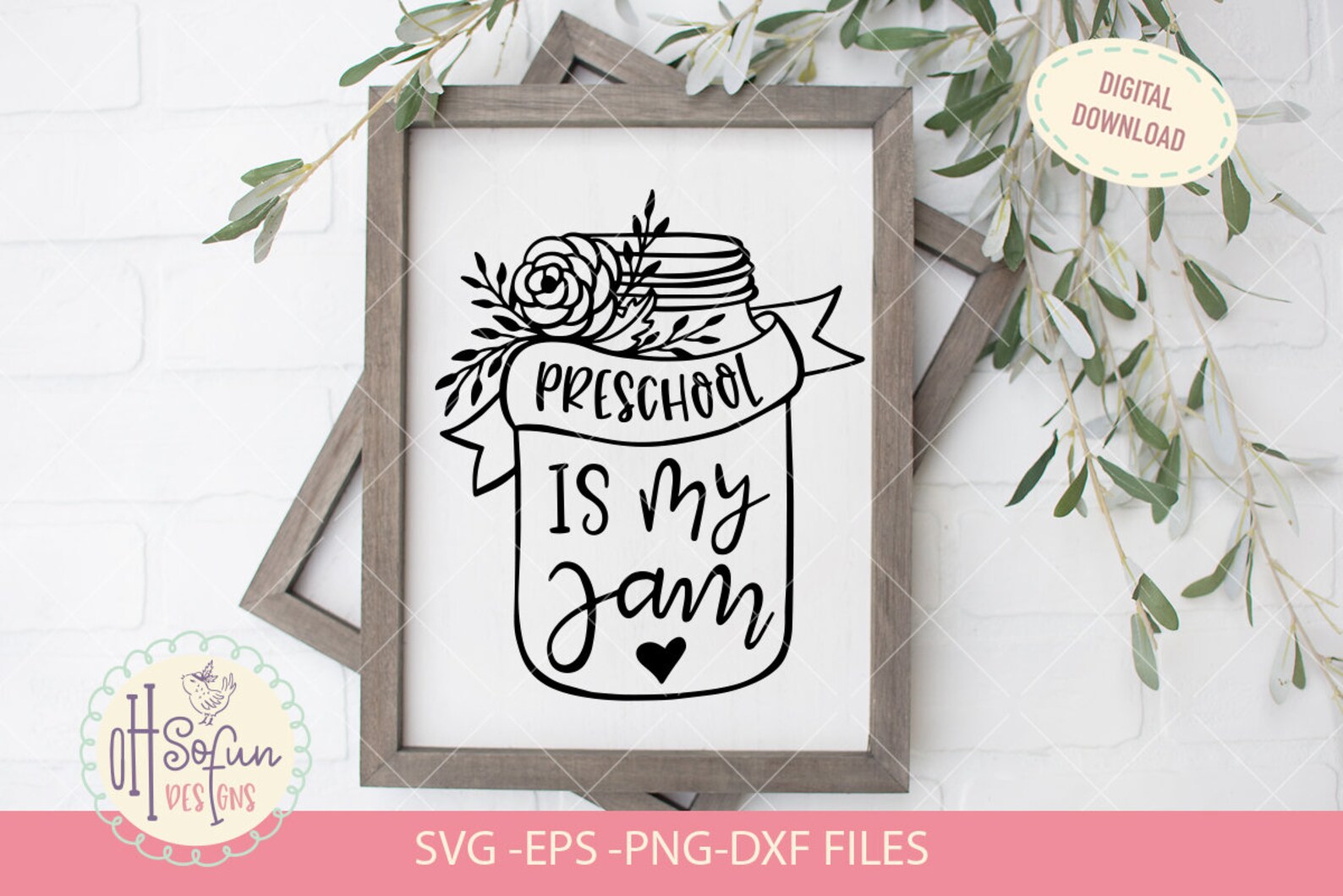 Preschool is My Jam SVG Cut File Digital Download ONLY - Etsy