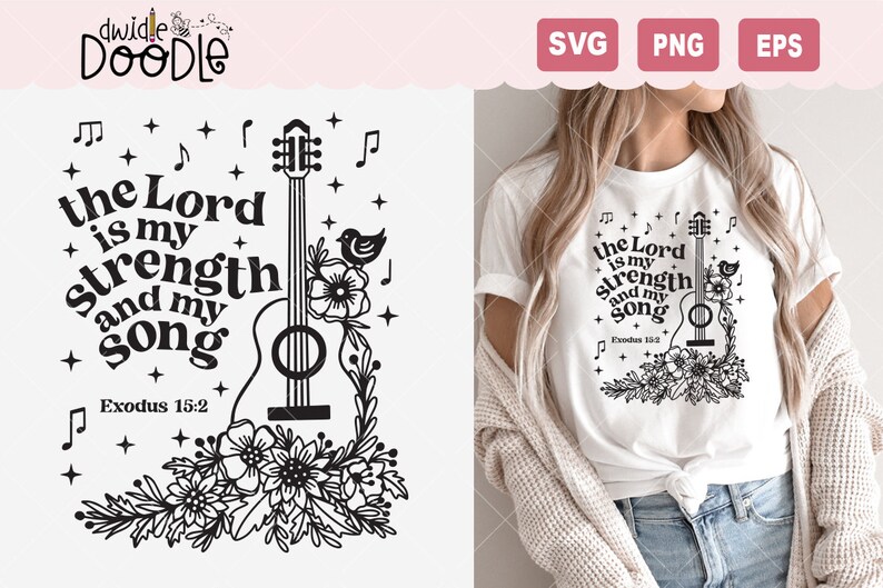 Exodus 15:2 SVG Cut File Digital Download ONLY the Lord is - Etsy