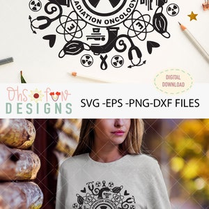 Radiation Oncology Mandala, Svg File, DIGITAL DOWNLOAD ONLY, Medical ...