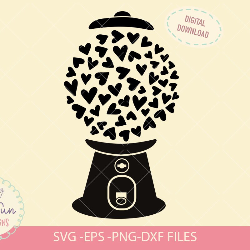 Gumball Machine Svg - Etsy